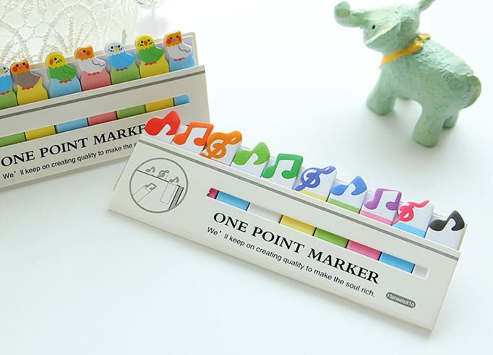 Cute Animal Sticky Flags Set small 150 Sheets Self | Etsy