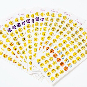 12 Sheets - 660 Emoji Planner Stickers, Mood Tracker Icon Clipart - Etsy