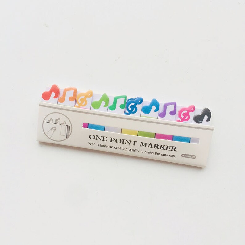 Cute Animal Sticky Flags Set small 150 Sheets Self | Etsy