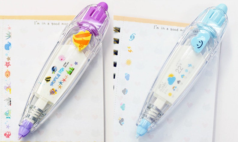Decorative Correction Tape, Creative Cartoon Pattern, Sticker Pen for ...