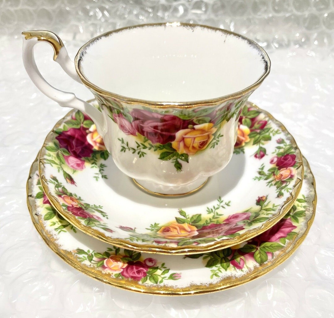 Royal Albert Alte Landrose Trio - Etsy Österreich