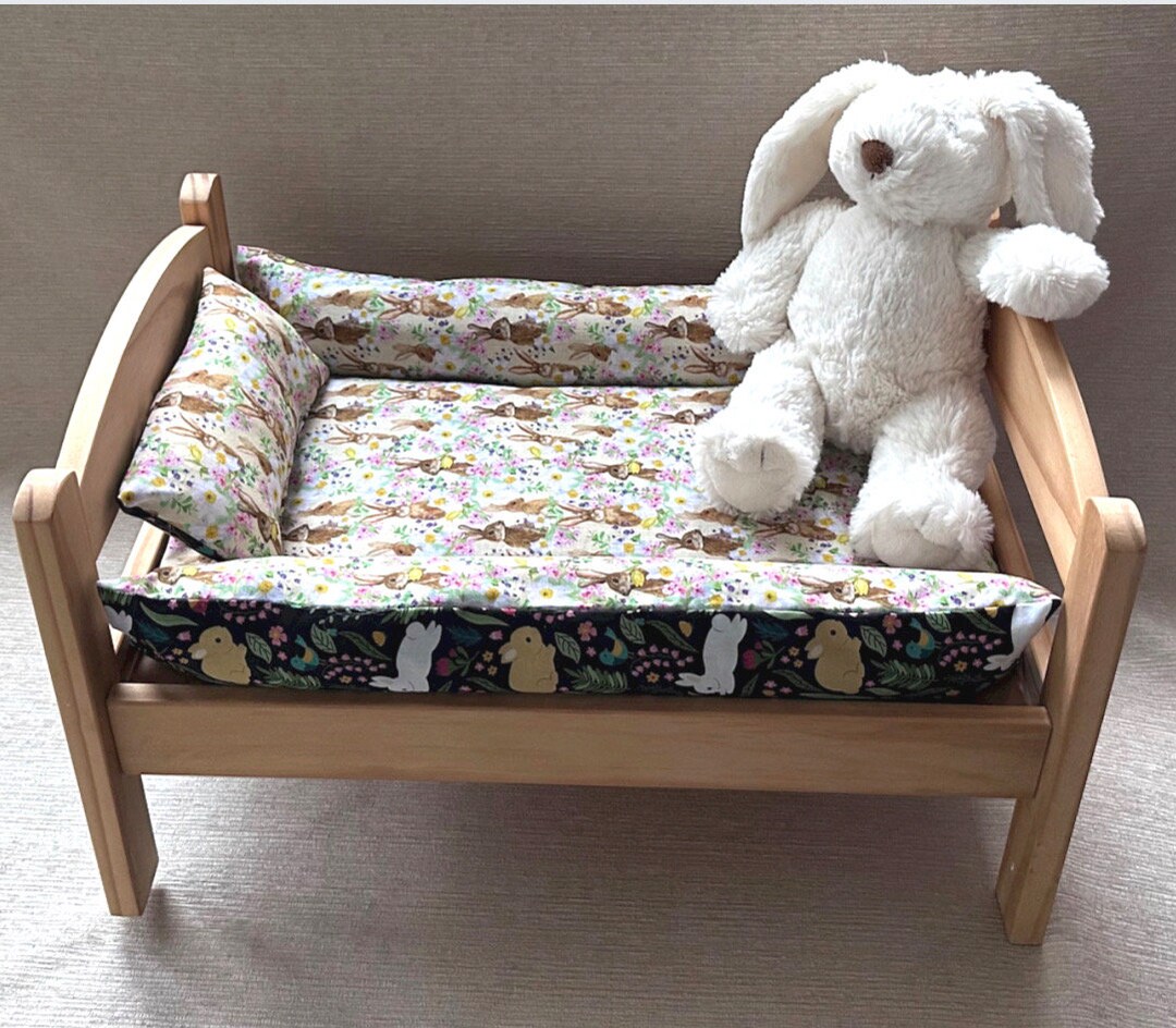 Snuggle Buffer Bed With Removable Padding Cotton Spring Bunnies Rabbit ...