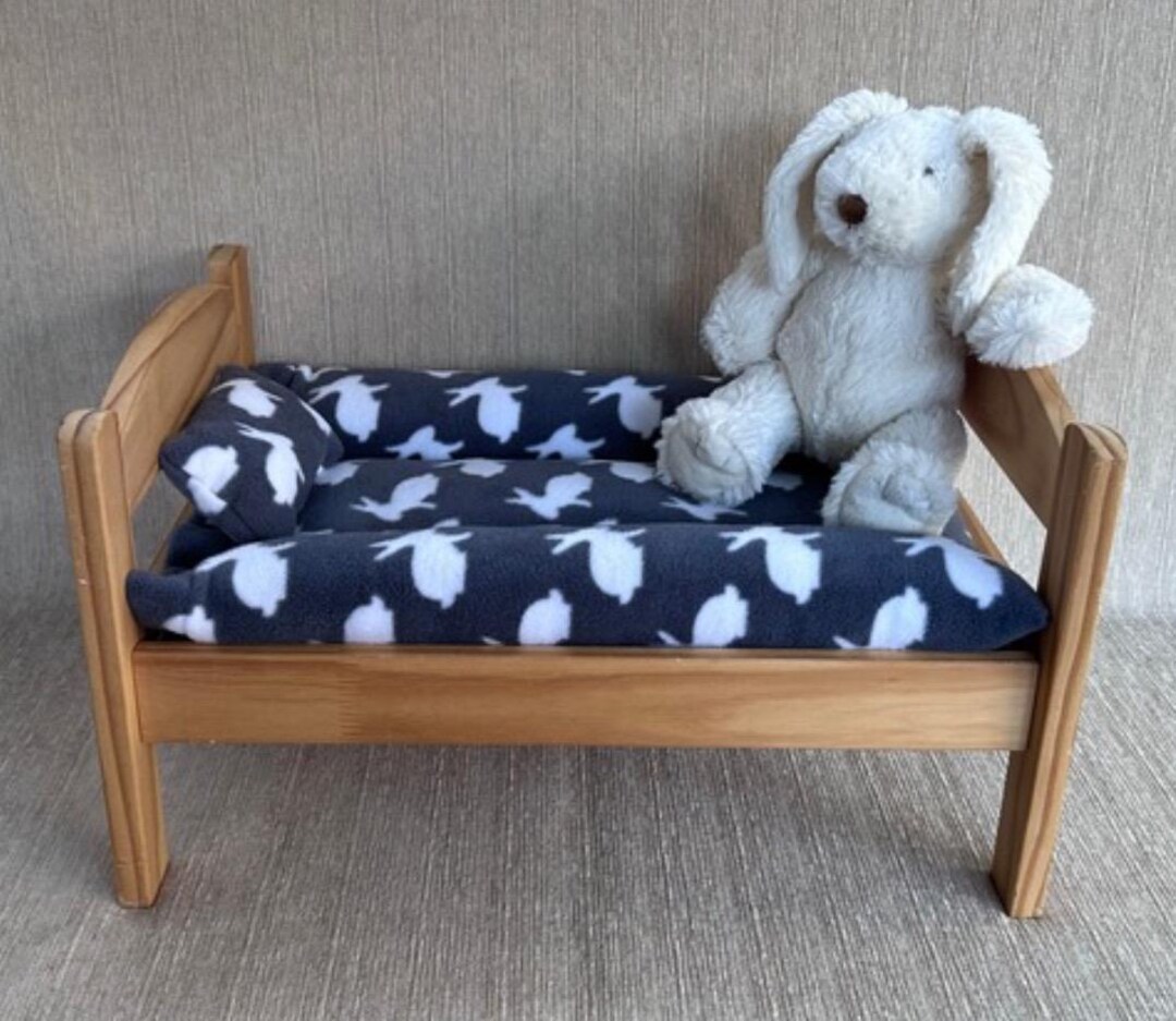 Handmade Fleece Rabbit Snuggle Blanket: Cooling Pet Bed With Ice Pack ...