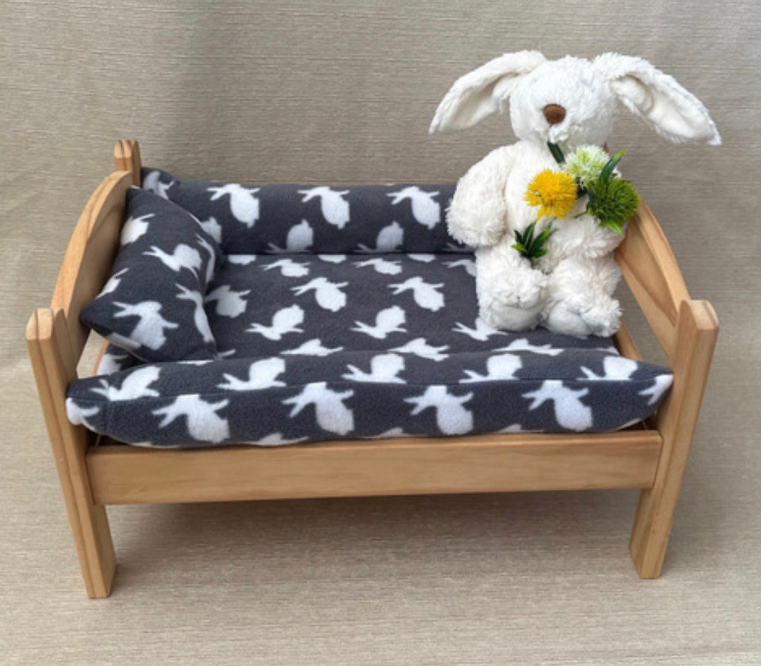 Snuggle Buffer Bed With Removable Padding Bunny Rabbit Padded Blanket Pet Bedding With Buffers ...
