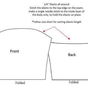 DIY Tube Top Pattern - Women Sizes XS-XL - Pdf Sewing Pattern - Print ...