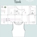 Tank Top Sewing Pattern - PDF - Women's Sizes XS to XL / Print at Home ...