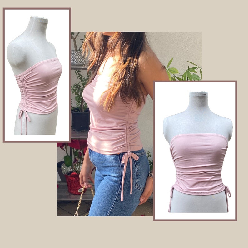 Flattering Tube Top Sewing Pattern | Shapely Side Shirring | Women's ...