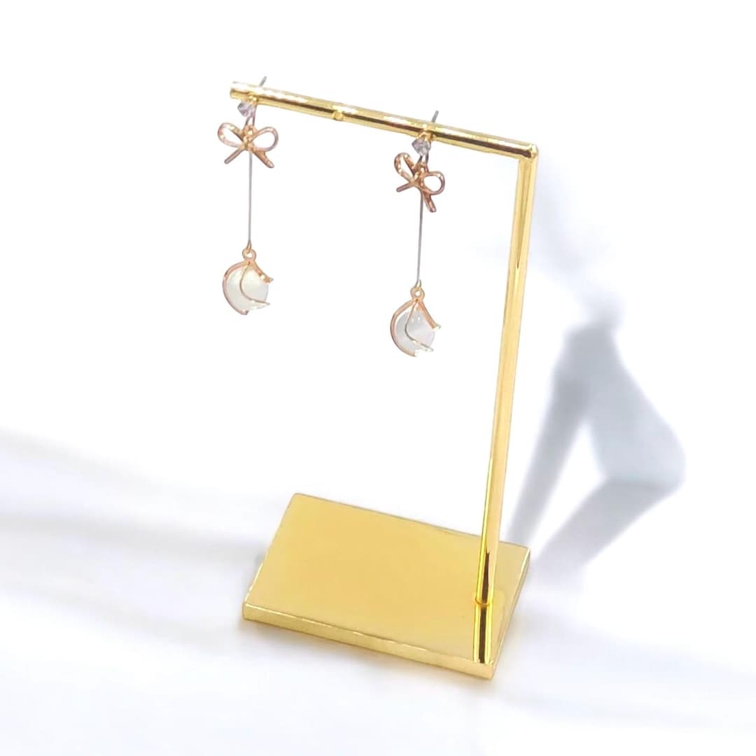 Earring Stand, L-bar Metal Stud Earring Display, Schmuckstnder, Jewelry ...