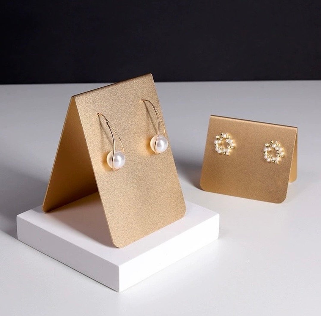 Metal Earring Stand, Triangle-shape Stud Earring Display, Schmuckstnder ...