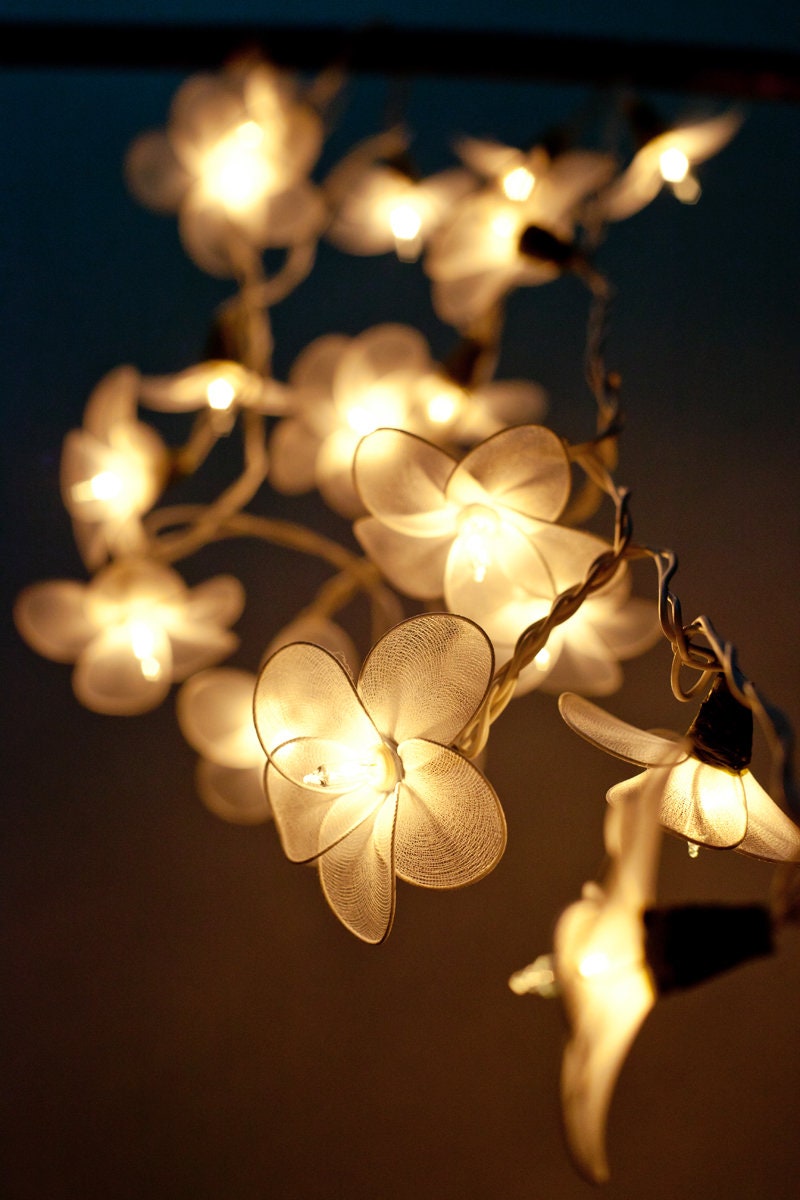 Flower String Lights Bedroom Home Decor Living Room Wall Hanging Lights Wedding Dorm Lights ...