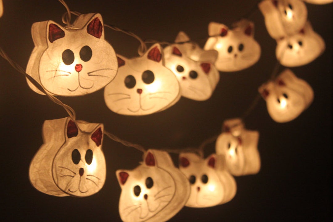 Paper String Lights Kid Fairy Lights Bedroom Home Decor Living Room ...