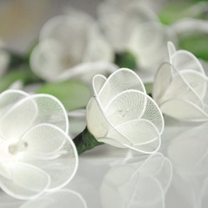 White Color Flower String Fairy Lights Home Living Room and Wedding ...