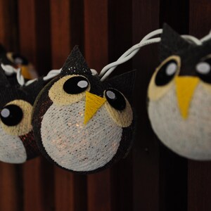 Baby Owl String Lights: Fairy Light Garland Decor - Etsy