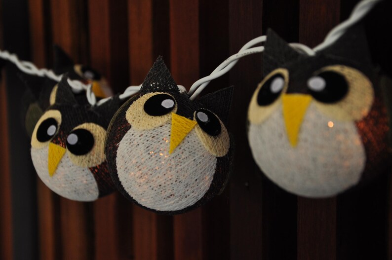 Baby Owl String Lights Fairy Light Garland Decor Garland Gift Set ...