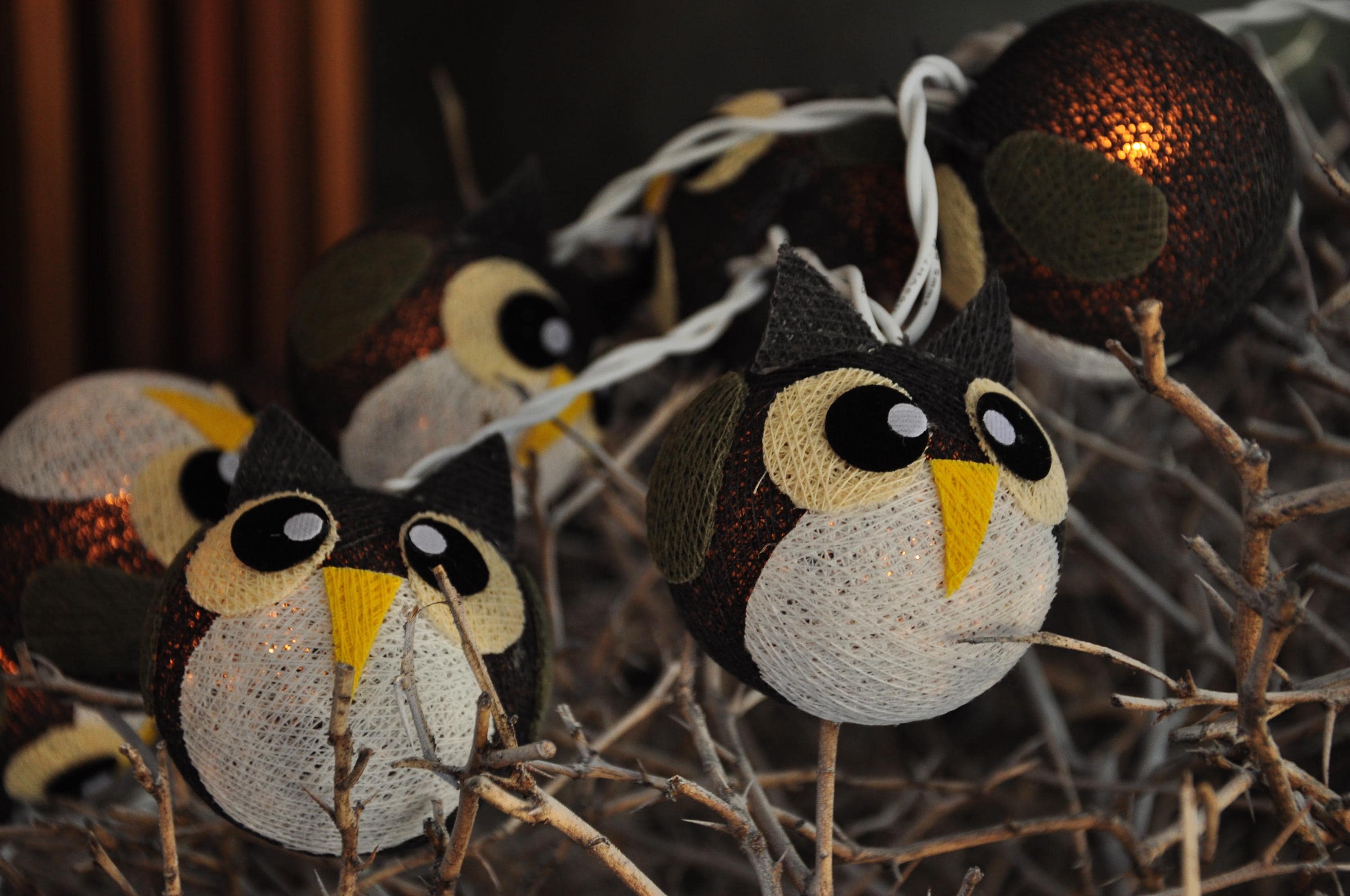 Baby Owl String Lights Fairy Light Garland Decor Garland Gift Set ...