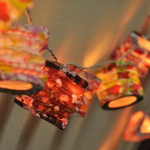 Japanese Style Gift Paper String Lights for Bedroom Fairy Lights Girl ...