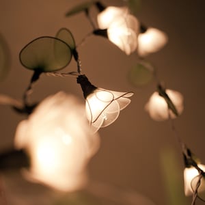 White Flower String Lights | Home & Wedding Decor | Sweet Dorm Room ...