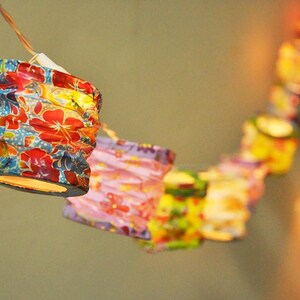 Paper String Lights for Bedroom Fairy Lights Girl Room Nursery Night ...