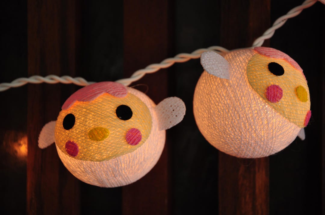 Sheep String Lights: Fairy Light Garland, Thanksgiving Decor - Etsy