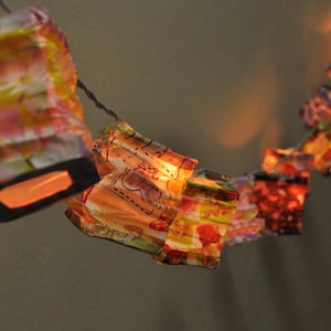 Japanese Style Gift Paper String Lights for Bedroom Fairy Lights Girl ...