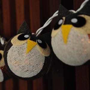 Baby Owl String Lights Fairy Light Garland Decor Garland Gift Set ...