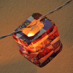 Japanese Style Gift Paper String Lights for Bedroom Fairy Lights Girl ...
