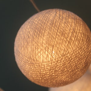 Cotton Ball String Lights, Wedding Home Decor, 20/35 LED - Etsy
