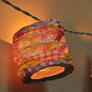 Japanese Style Gift Paper String Lights for Bedroom Fairy Lights Girl ...