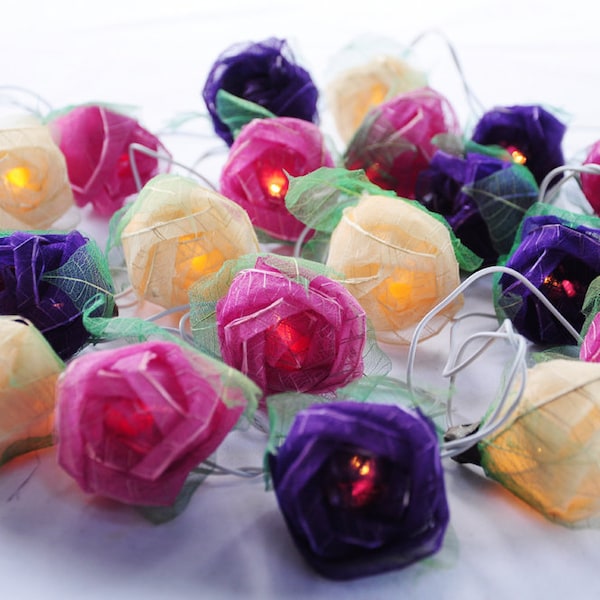 Flower String Lights - Etsy