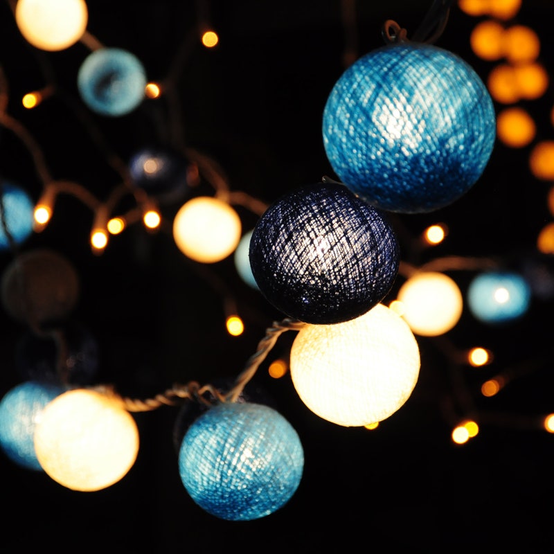 Cotton Ball Light - Etsy