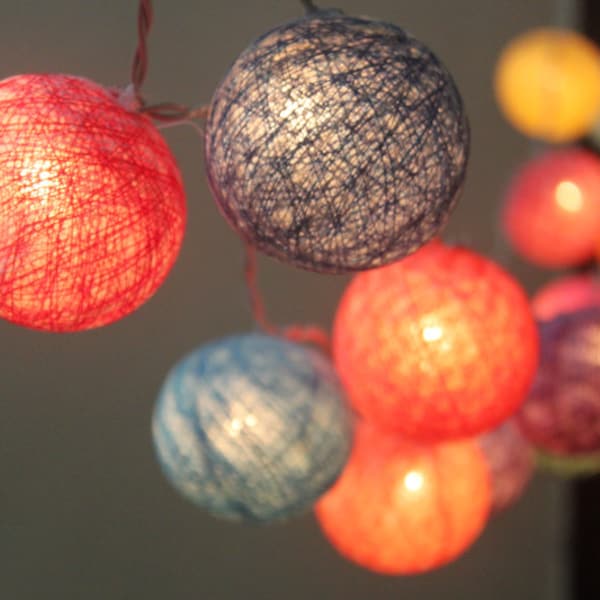 Cotton Ball Light - Etsy