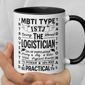 ISTJ Personality Type 11 Ounce Mug With Color Inside, Pop Psychology ...