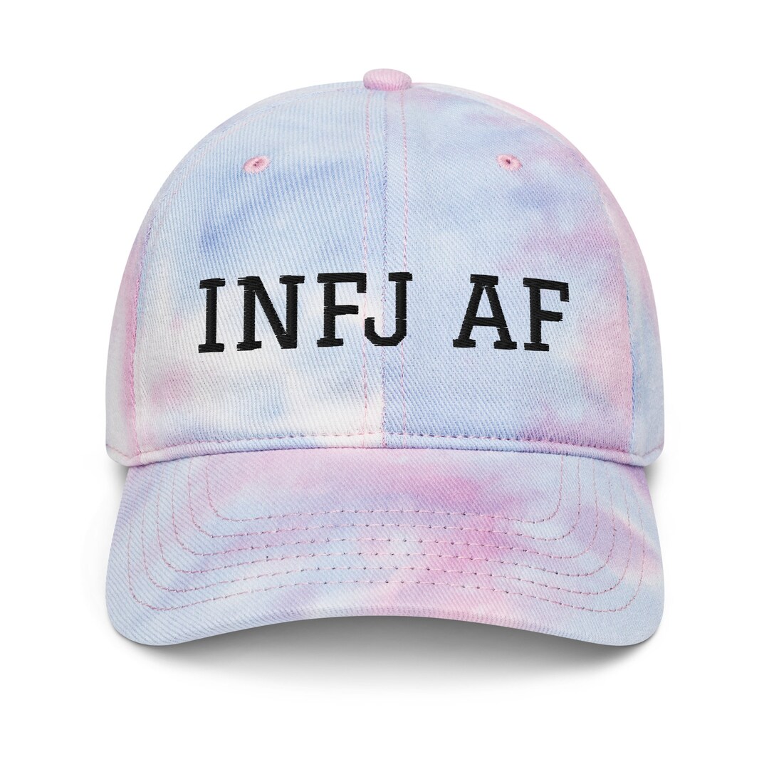 INFJ AF Tie Dye Hat for MBTI Personality Types, Myers Briggs Inspired ...