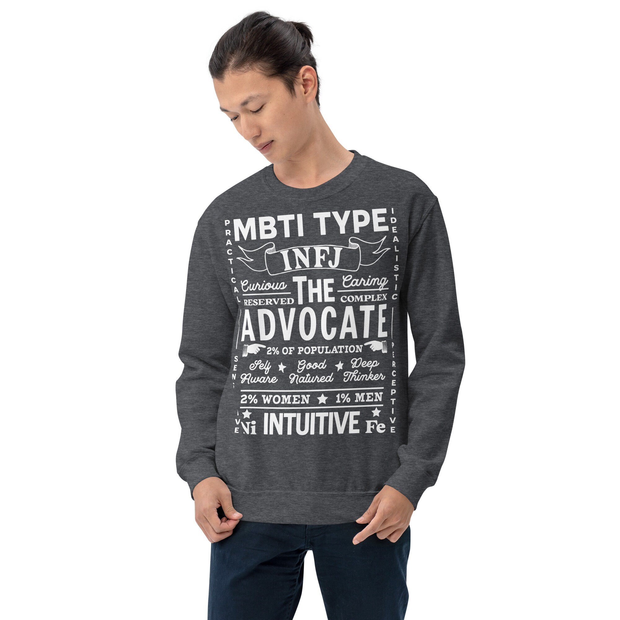 MBTI Sweatshirt for INFJ Personality Types Unisex Sweatshirt - Etsy