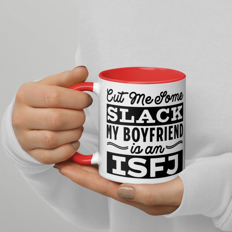 ISFJ Personality Type Humorous Mug With Color Inside ISFJ - Etsy