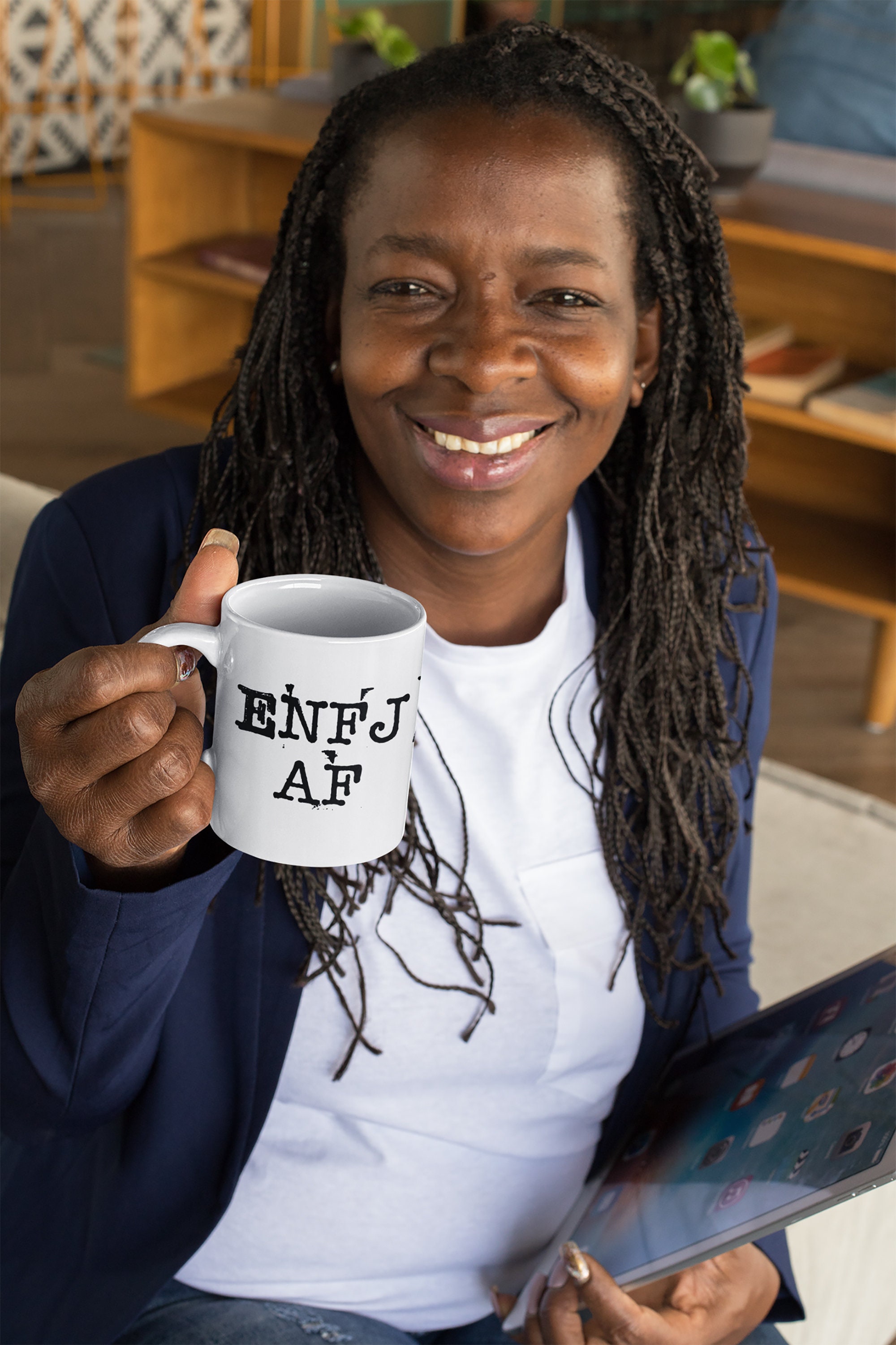 ENFJ AF Personality Type Coffee Mug for MBTI Lovers, Myers Briggs ...