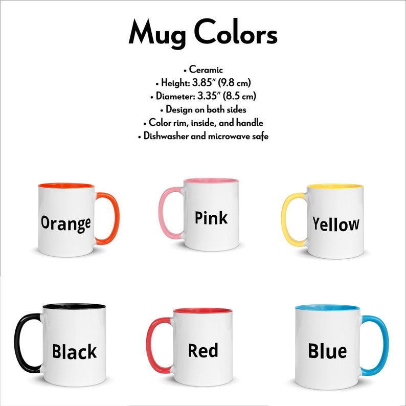 ISTJ Personality Type 11 Ounce Mug With Color Inside, Pop Psychology ...