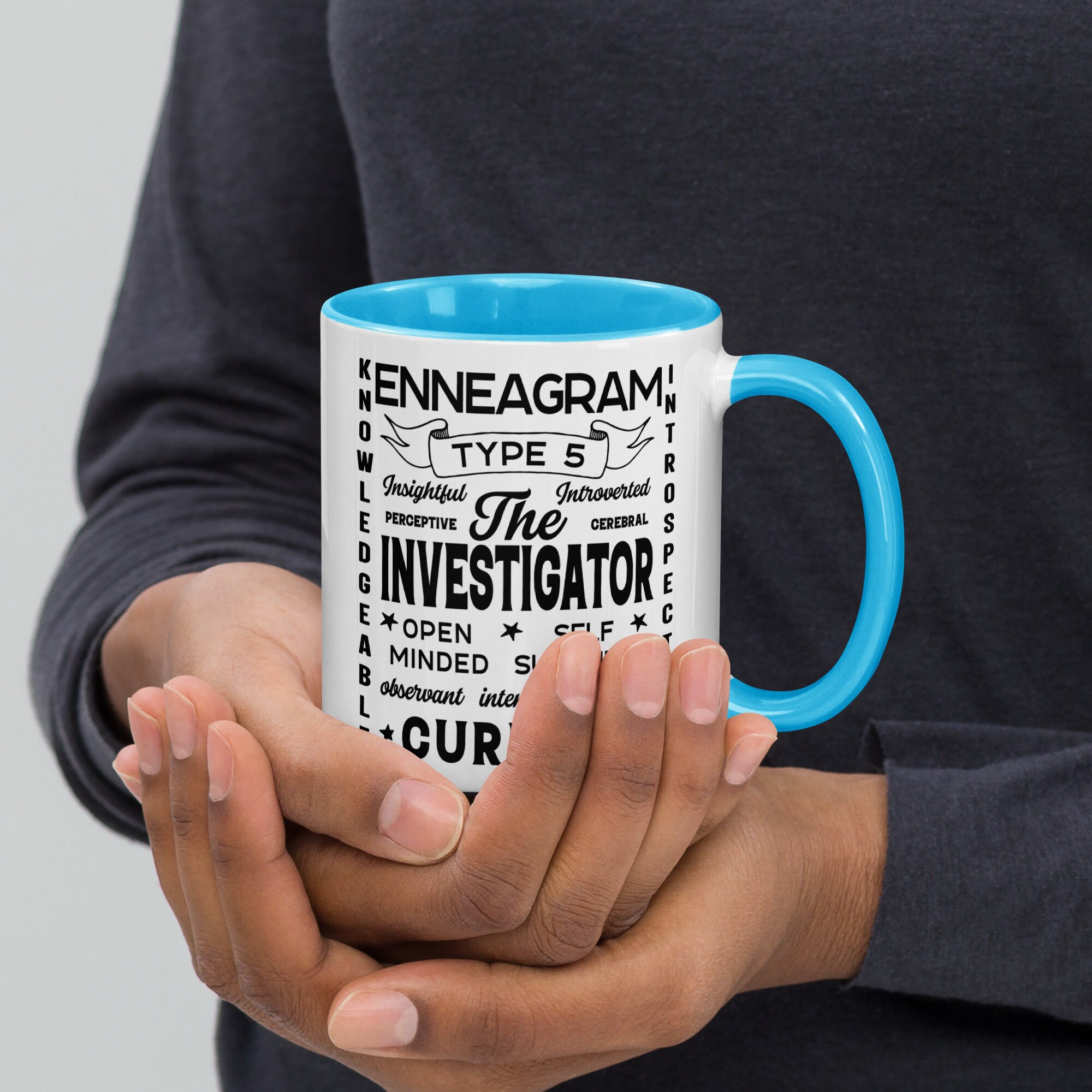 Enneagram Type 5 Personality Type Mug, Typology Gift, Team Building ...