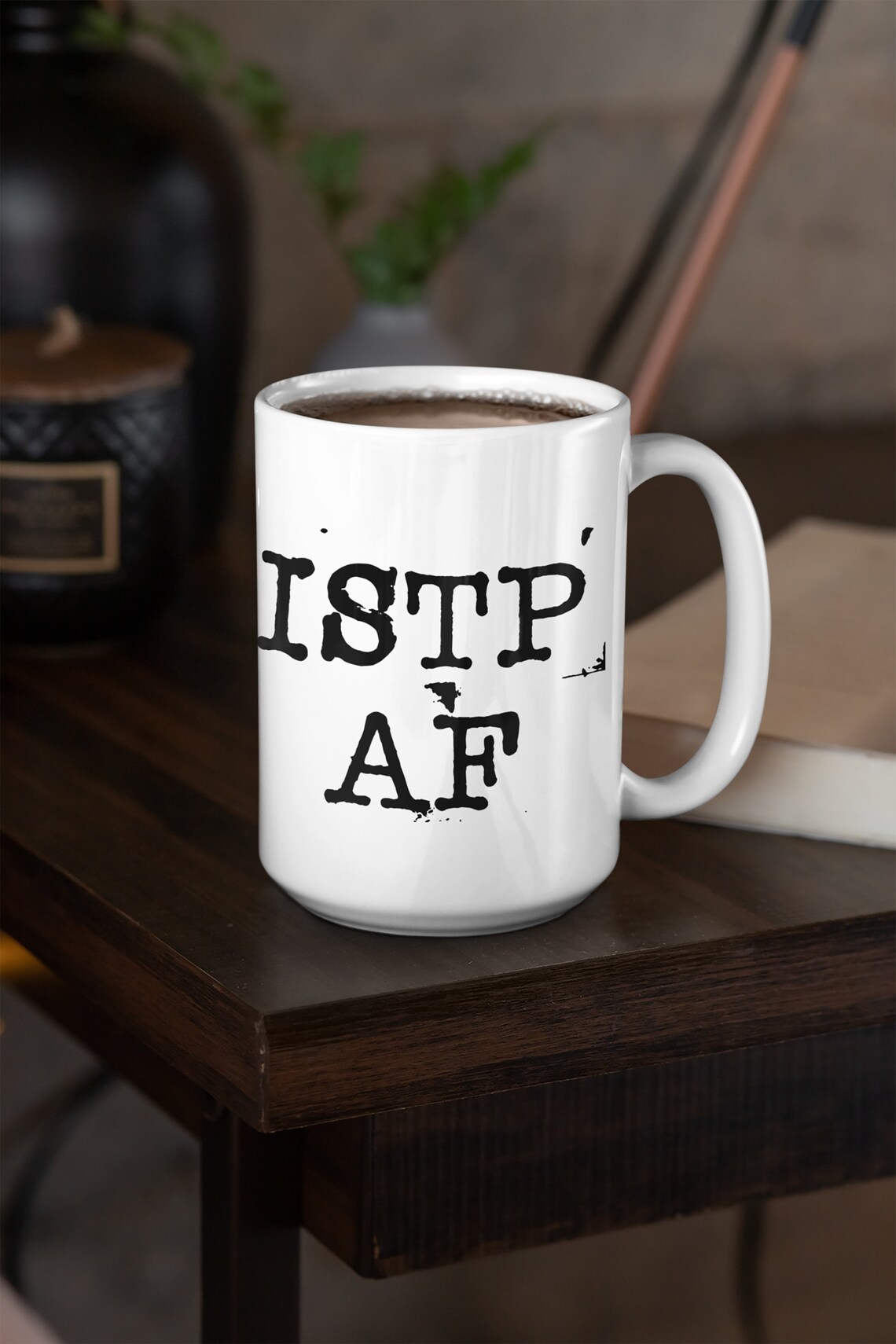 ISTP MBTI Personality Type Coffee Mug With Edgy Distressed - Etsy