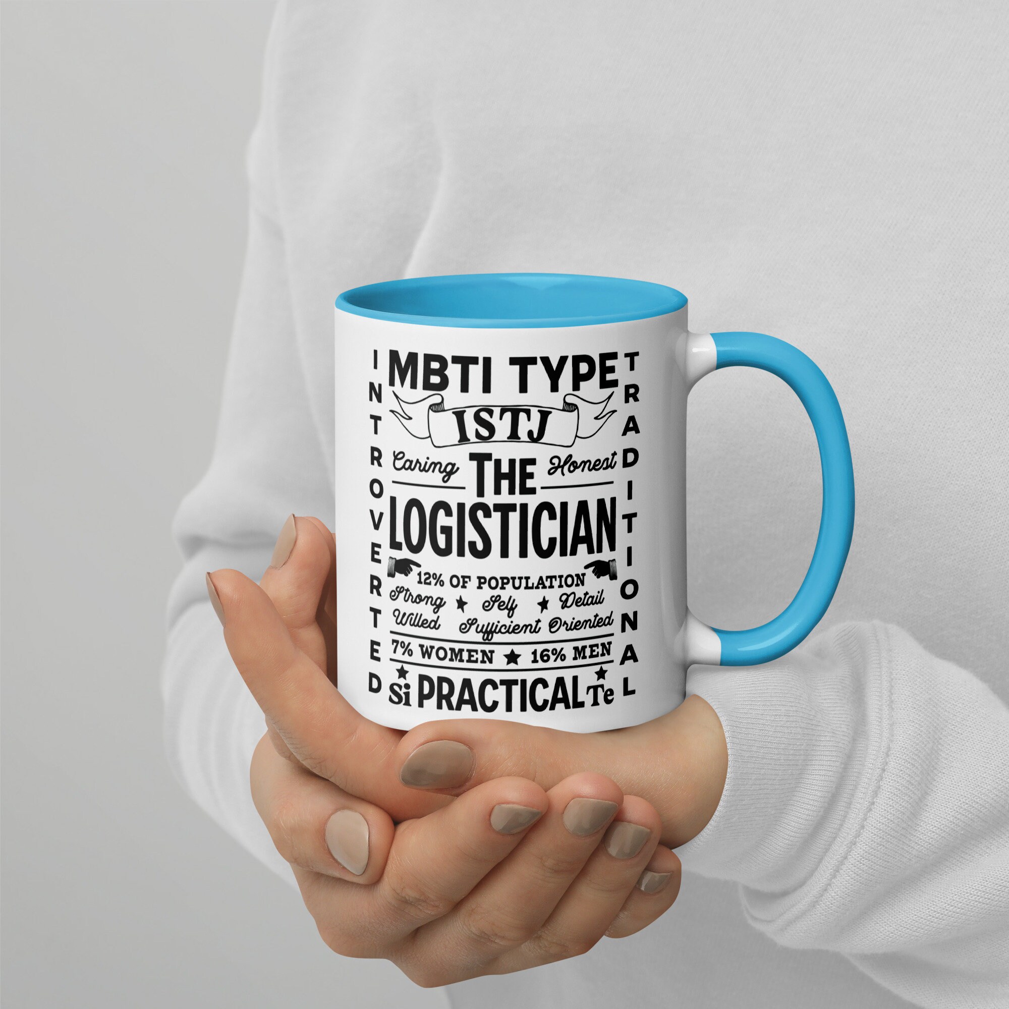 ISTJ Personality Type 11 Ounce Mug With Color Inside, Pop Psychology ...