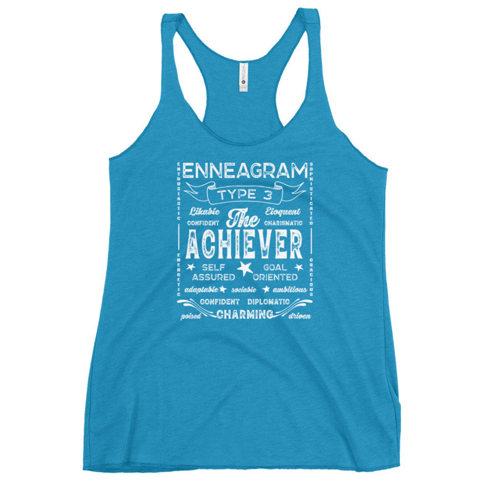 Type Three Enneagram the Achiever Personality Women's - Etsy