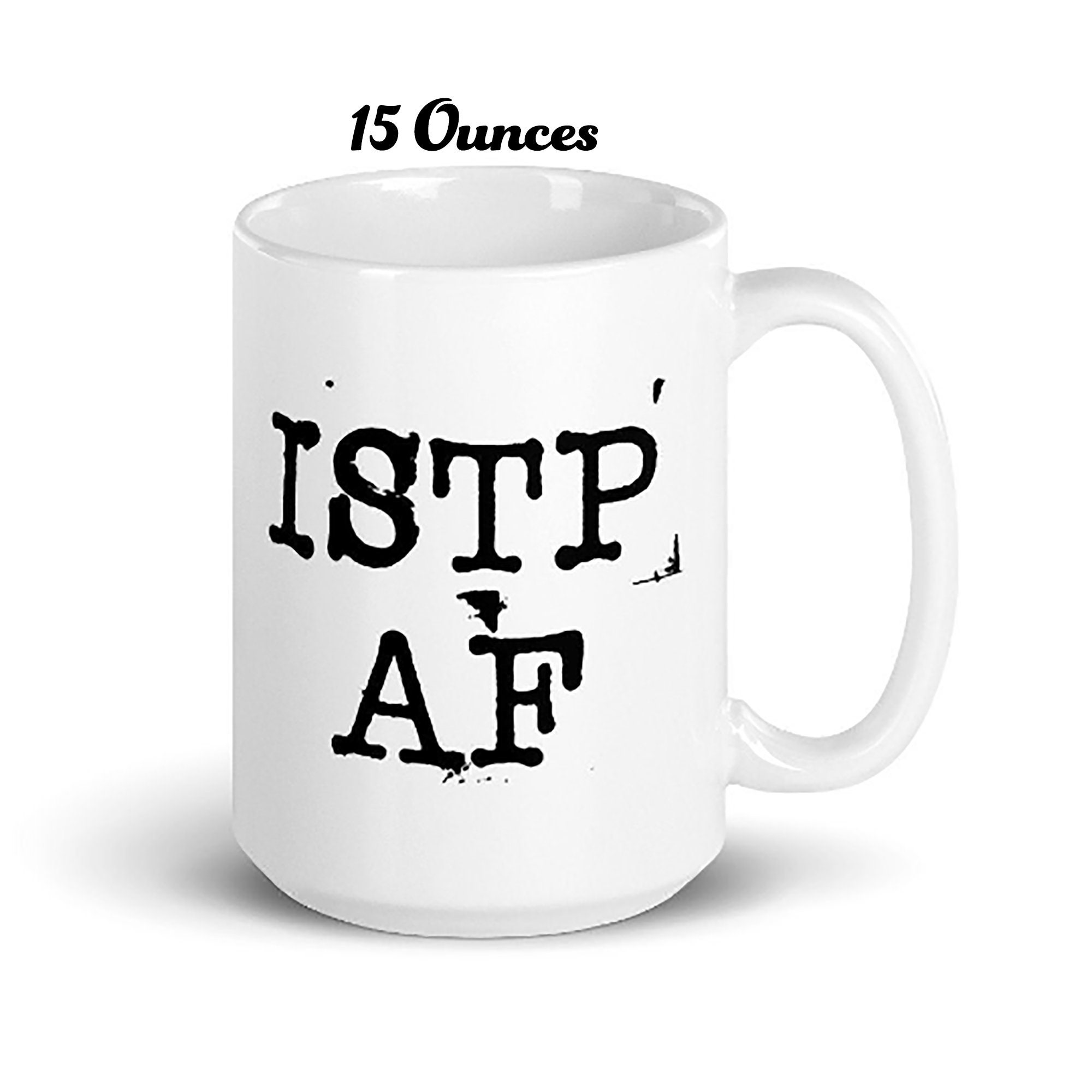 ISTP MBTI Personality Type Coffee Mug With Edgy Distressed - Etsy
