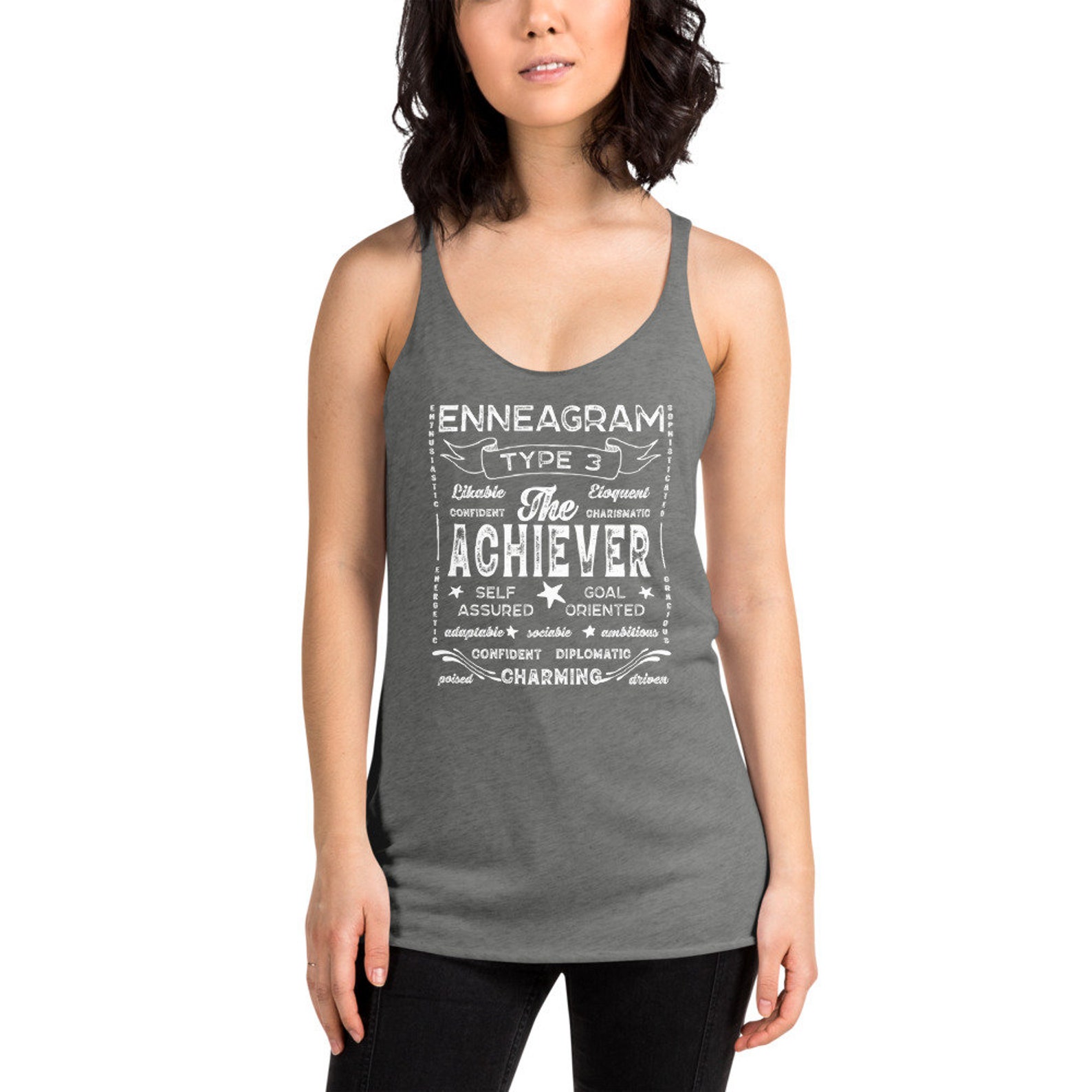 Type Three Enneagram the Achiever Personality Women's - Etsy