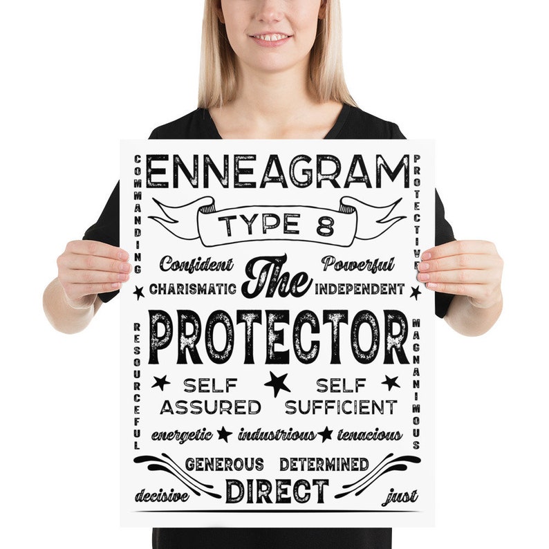 Enneagram Type Eight Unframed 16 X 20 Poster the - Etsy