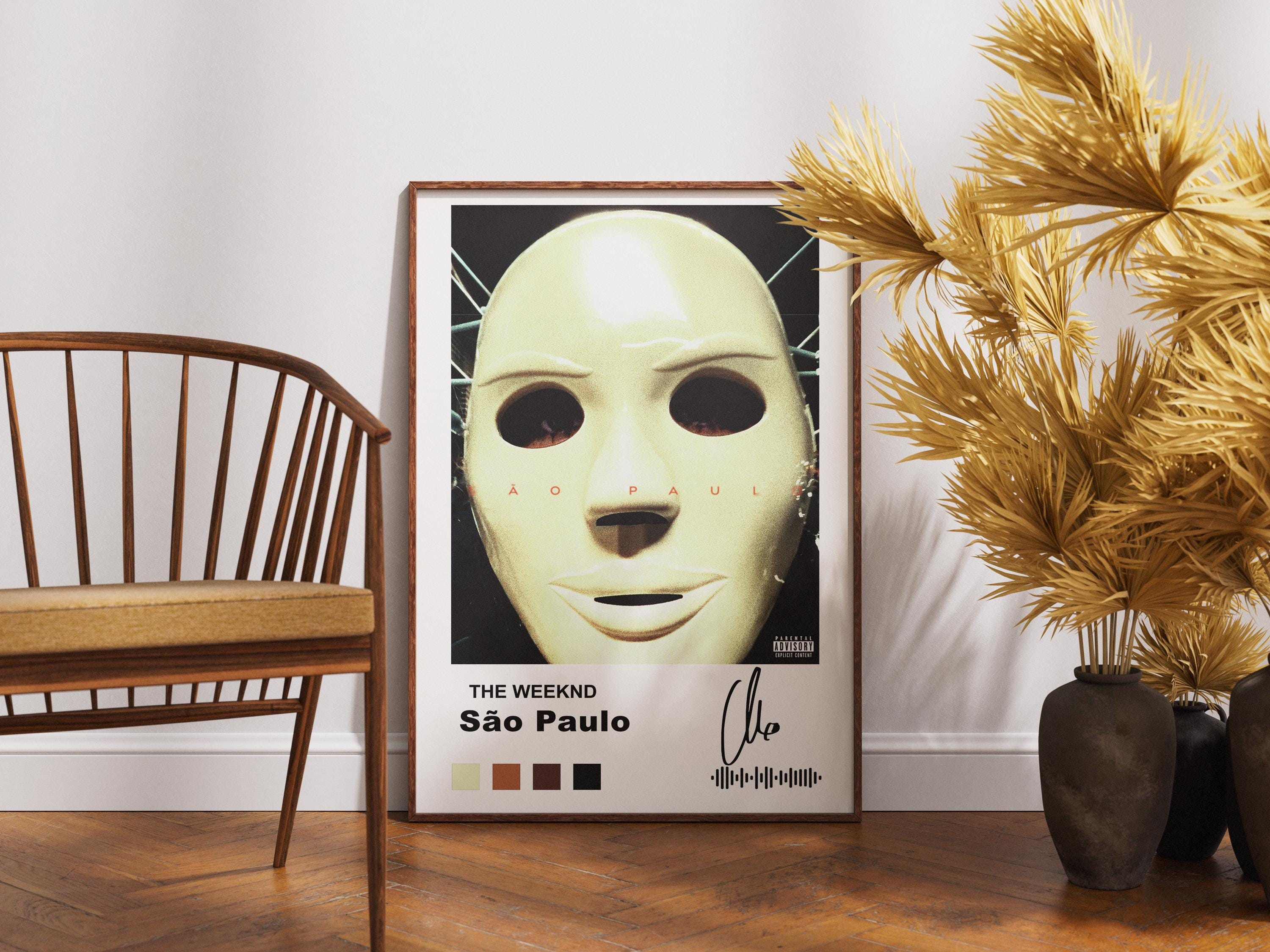 The Weeknd São Paulo Album Cover Poster / Custom Poster, Home Decor ...