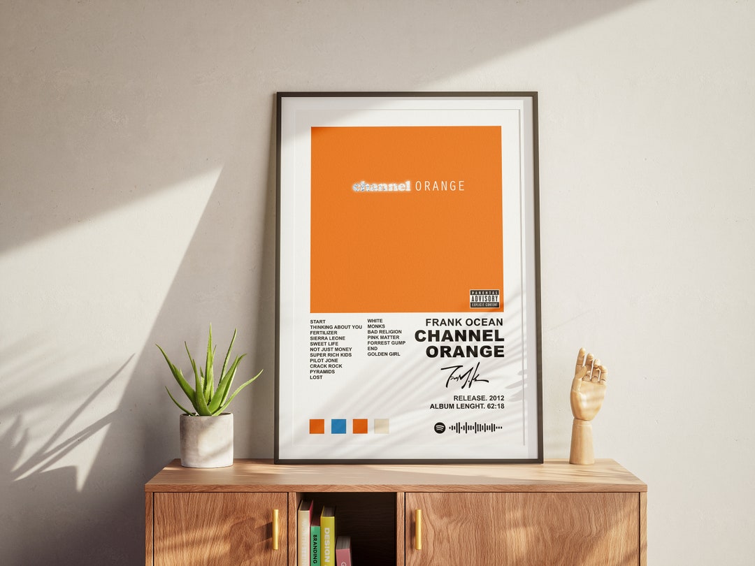 Frank Ocean Channel Orange Album Cover Poster / Custom Poster, Home ...