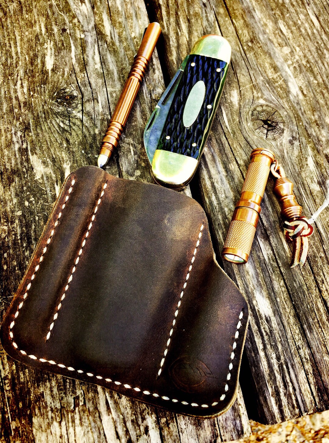 Custom Made EDC Leather Pocket Organizer R/crafts | atelier-yuwa.ciao.jp