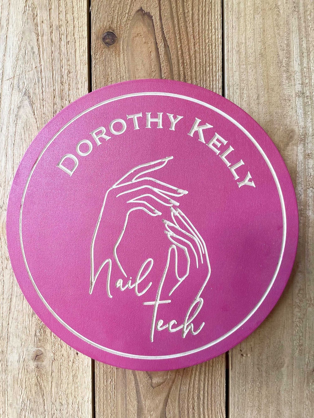 Engraved, Personalized Nail Tech Plaque Graduation Gift, Salon Gift ...