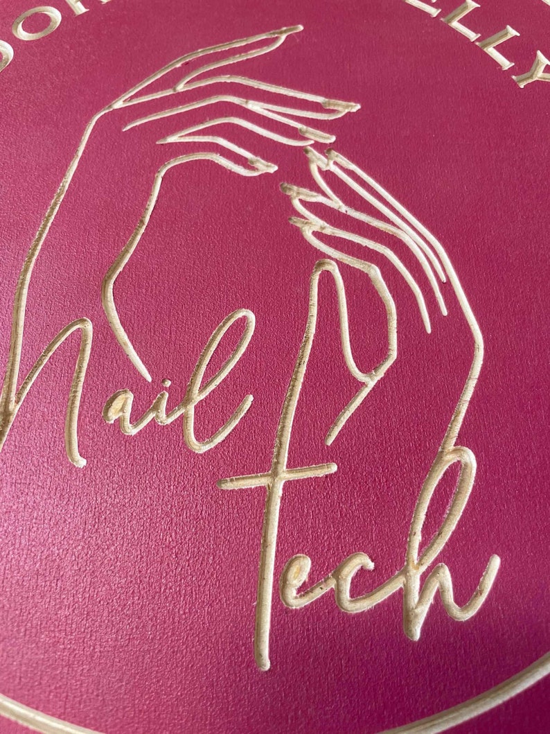 Engraved Personalized Nail Tech Plaque Graduation Gift - Etsy