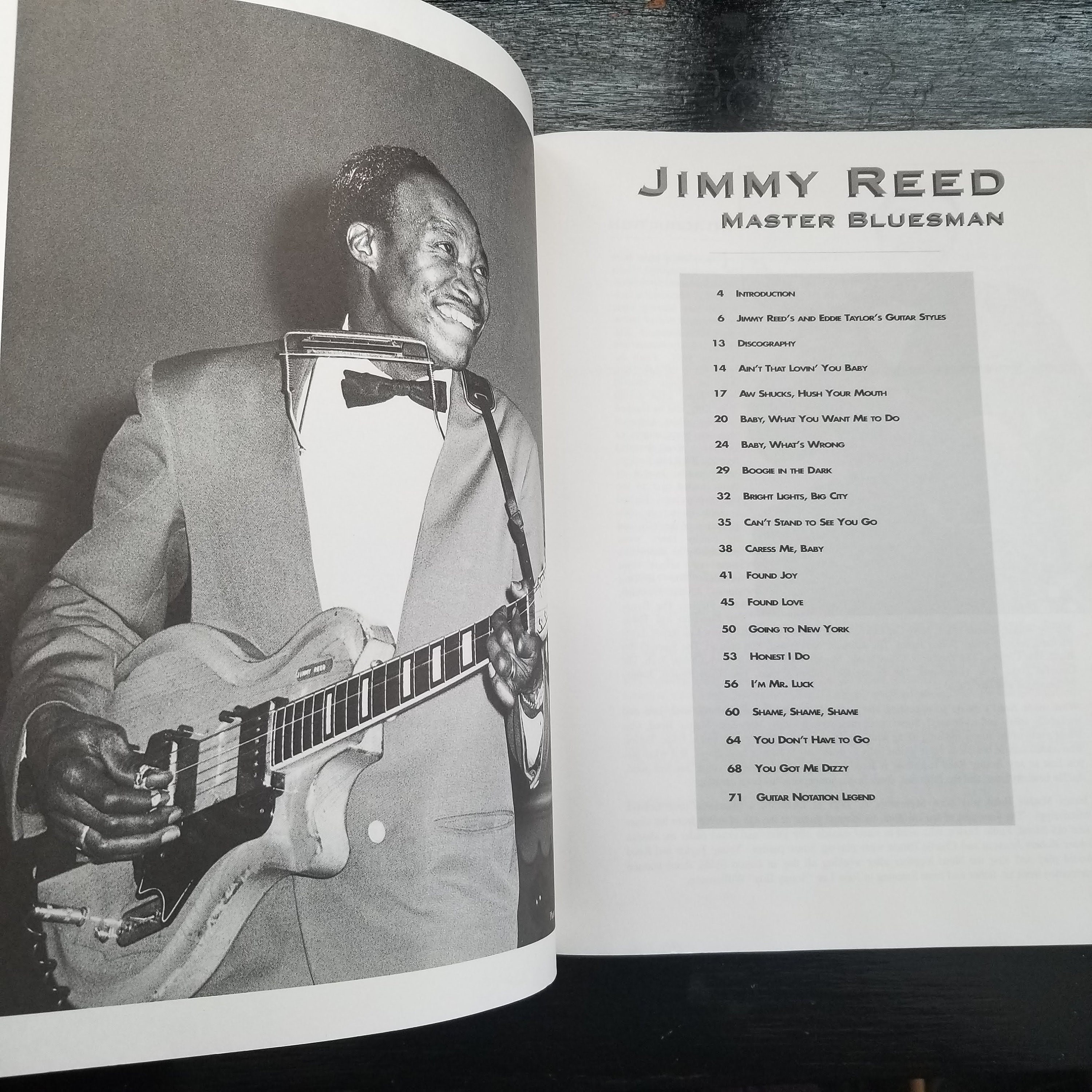 Jimmy Reed Master Bluesman Song Book for Guitar - Etsy